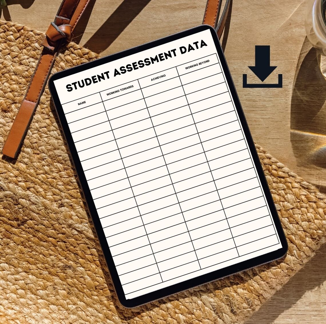 Student Assessment Data Tracker PDF, Printable Planner (digital ...