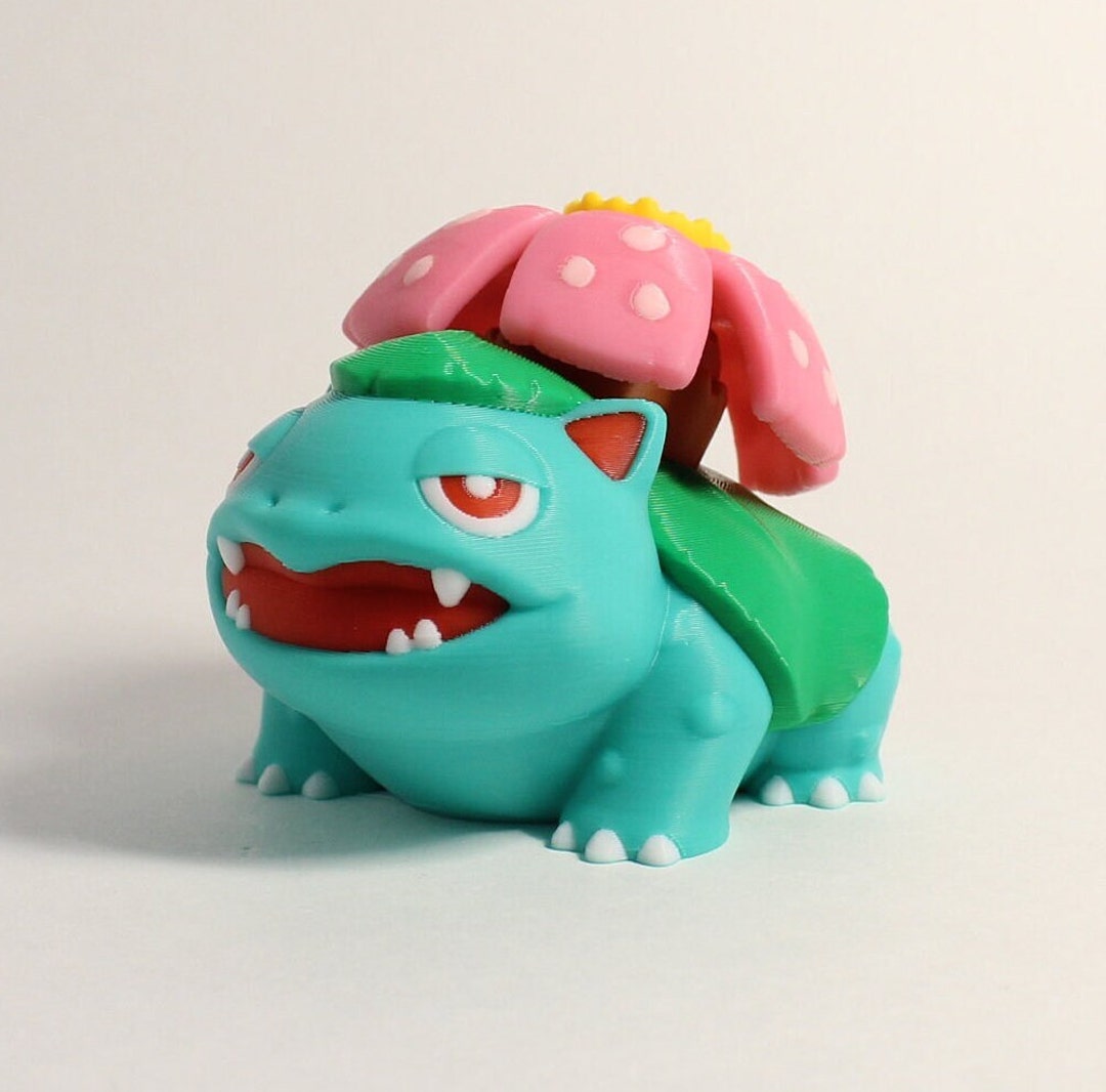 Chibi Venusaur Figure 3D Printed, Pokemon Fan Gift - Etsy