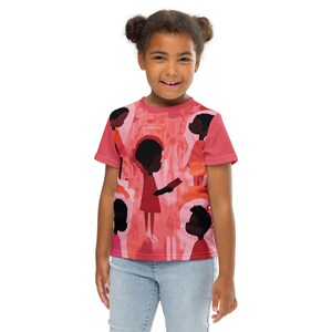 Red and Pink Eternal Agape Kids Learning Crew Neck T-shirt - Etsy