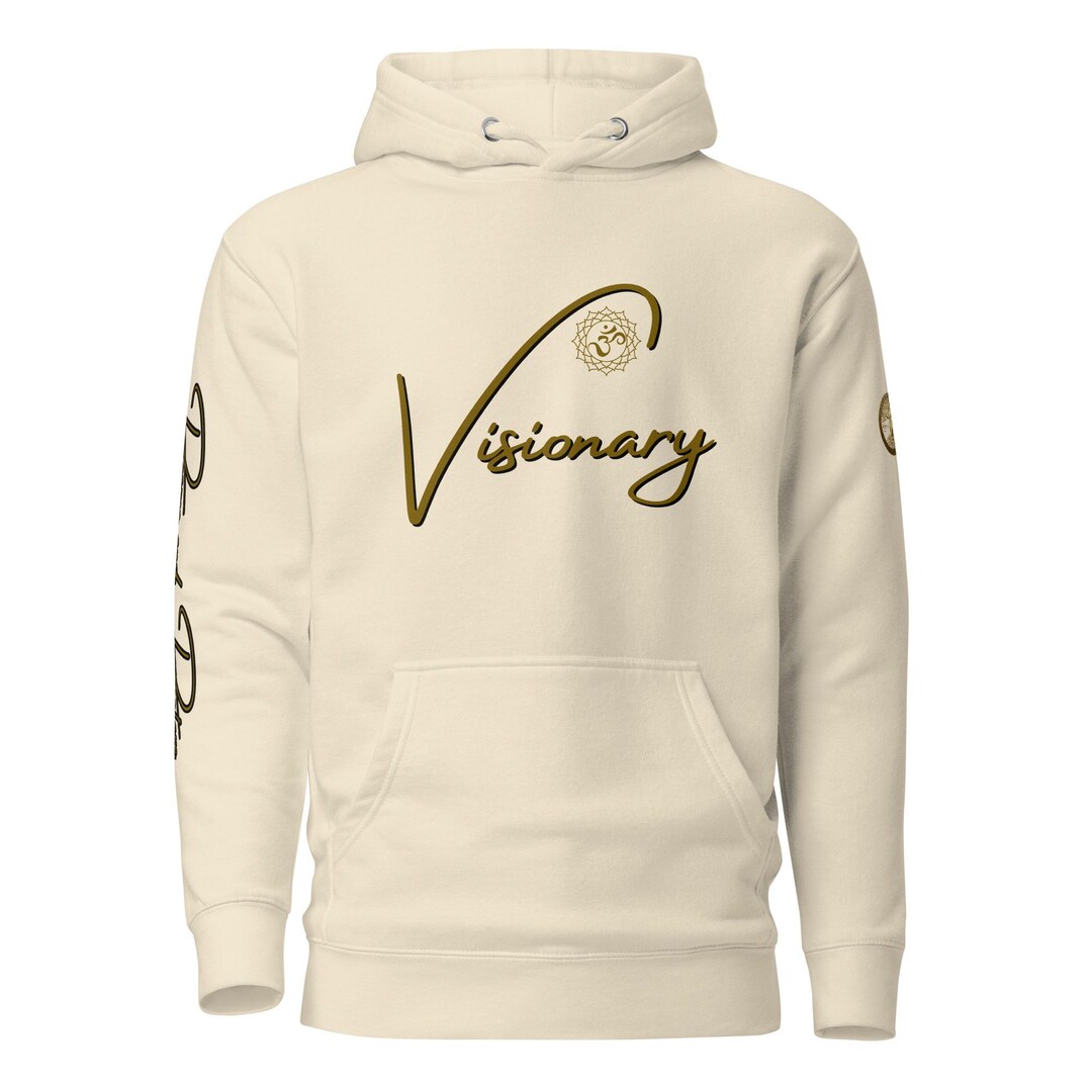 Eternal Agape Visionary Bone Color W Brown Print Unisex Hoodie - Etsy