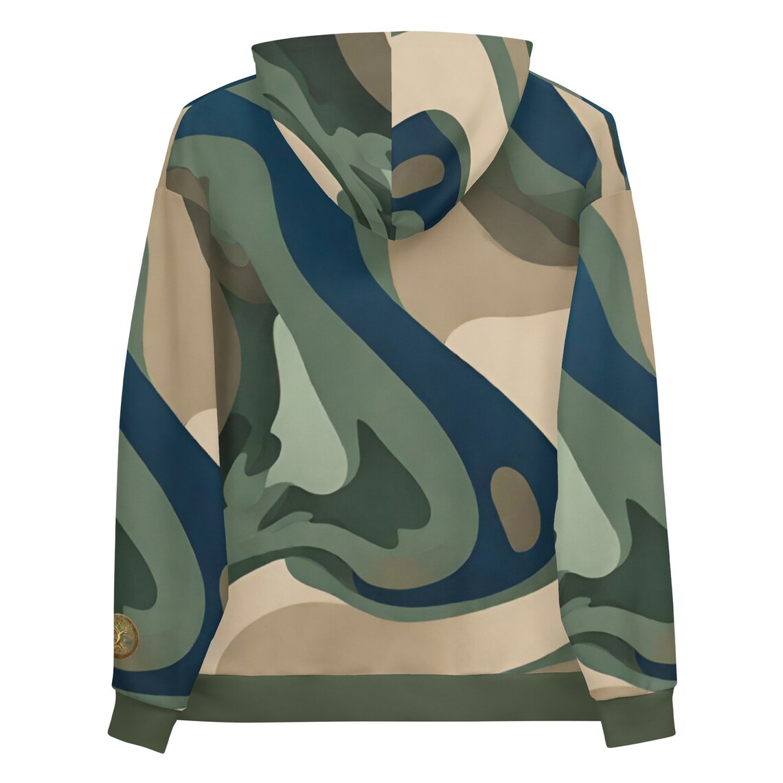 Green, Blue and Tan Eternal Agape Men's Camo Hoodie - Etsy