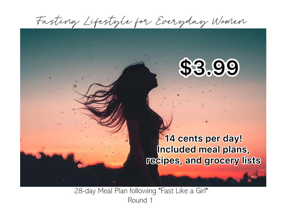 Fasting Lifestyle for Everyday Women; 28day Meal Plan Following "fast ...