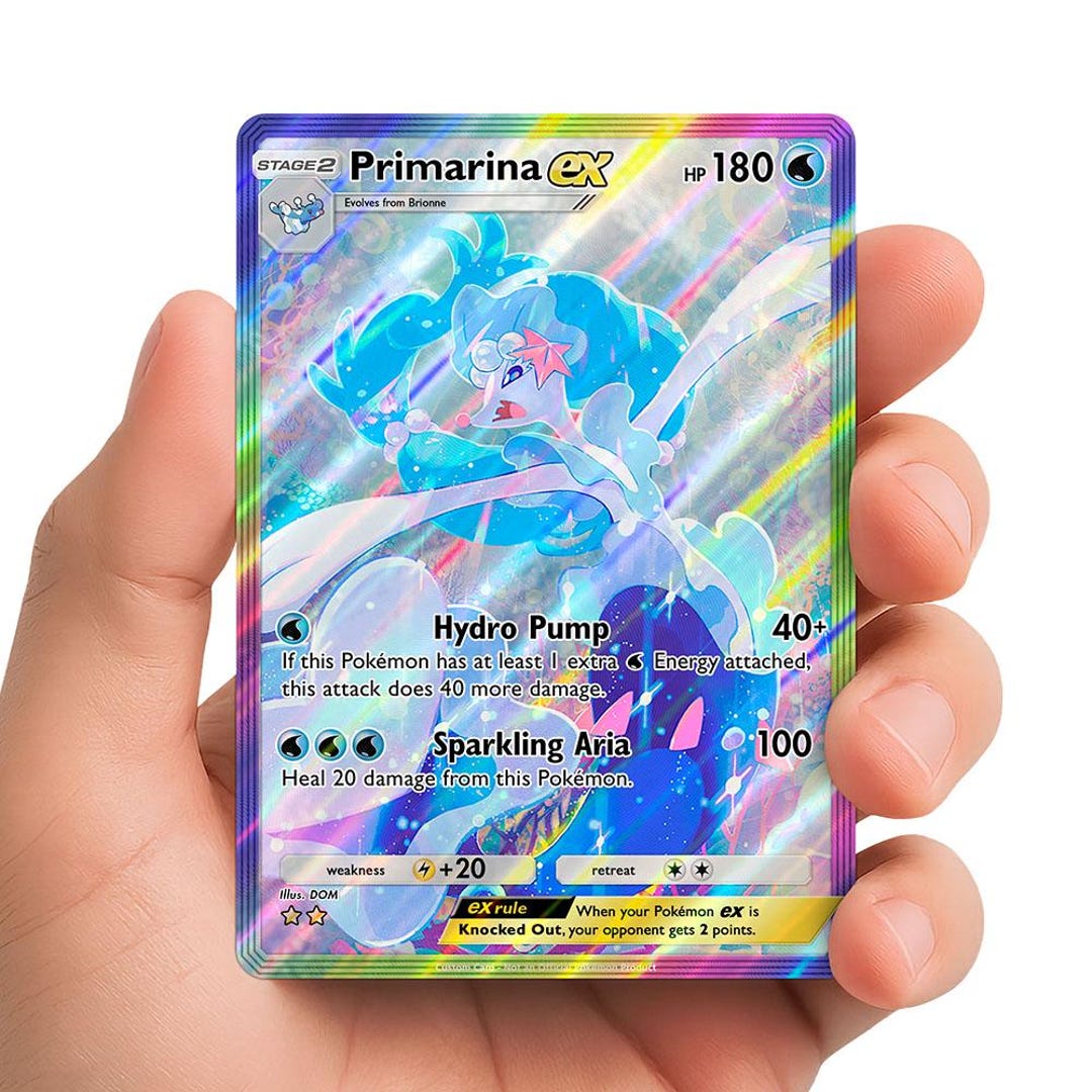 Primarina Ex - Eevee Grove - Pokémon Pocket - Etsy