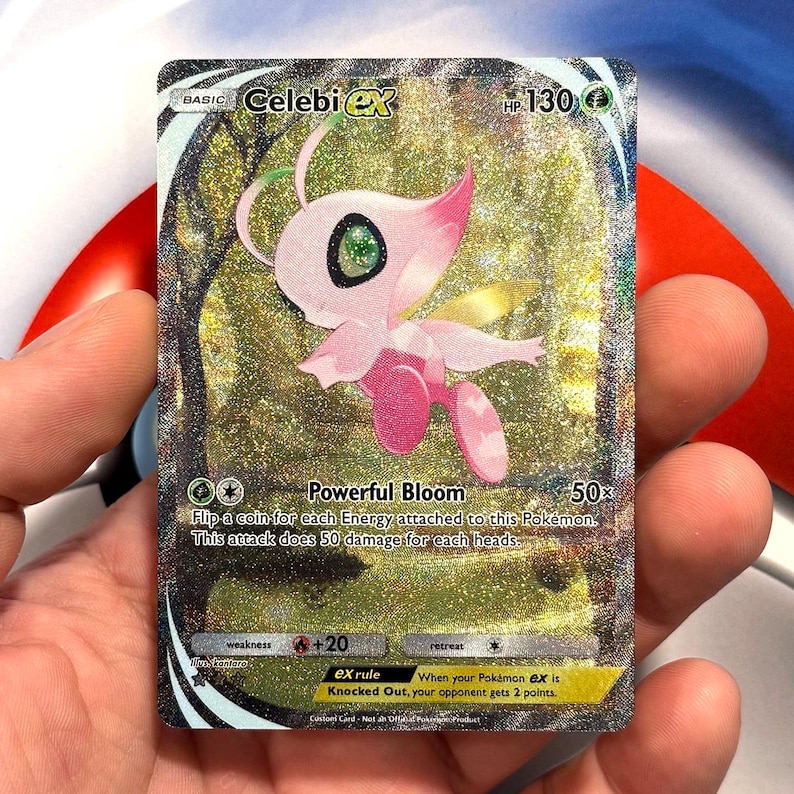 Celebi Ex - Pokémon Pocket - Mythical Island - Etsy