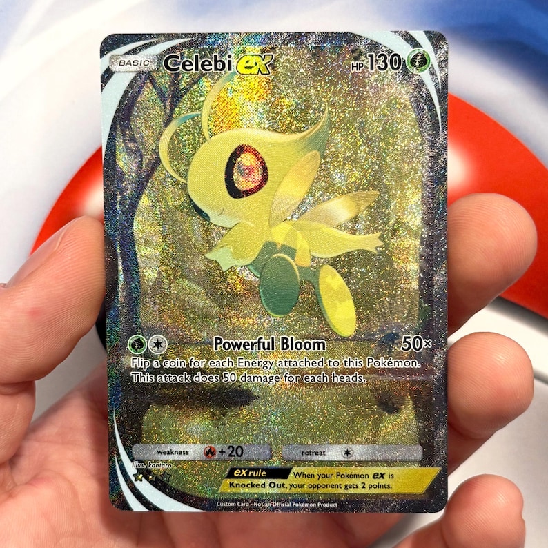 Celebi Ex - Pokémon Pocket - Mythical Island - Etsy