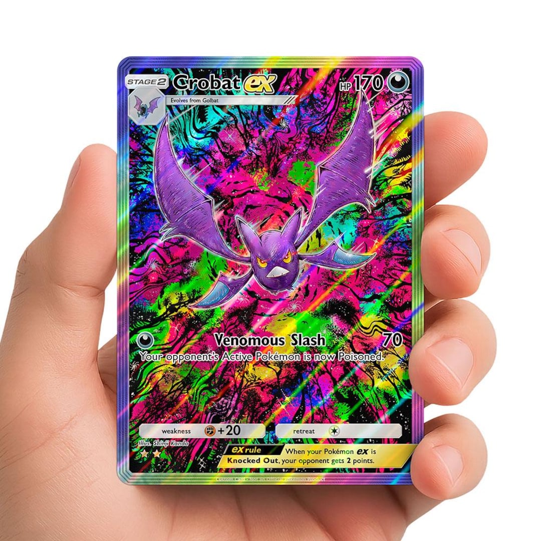 Crobat Ex - Wisdom of Sea and Sky - Pokémon Pocket - Etsy