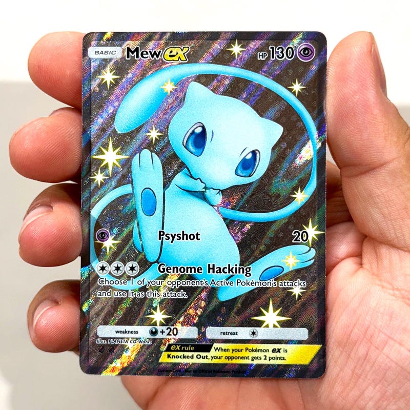 Bubble Mew Custom Card - Etsy