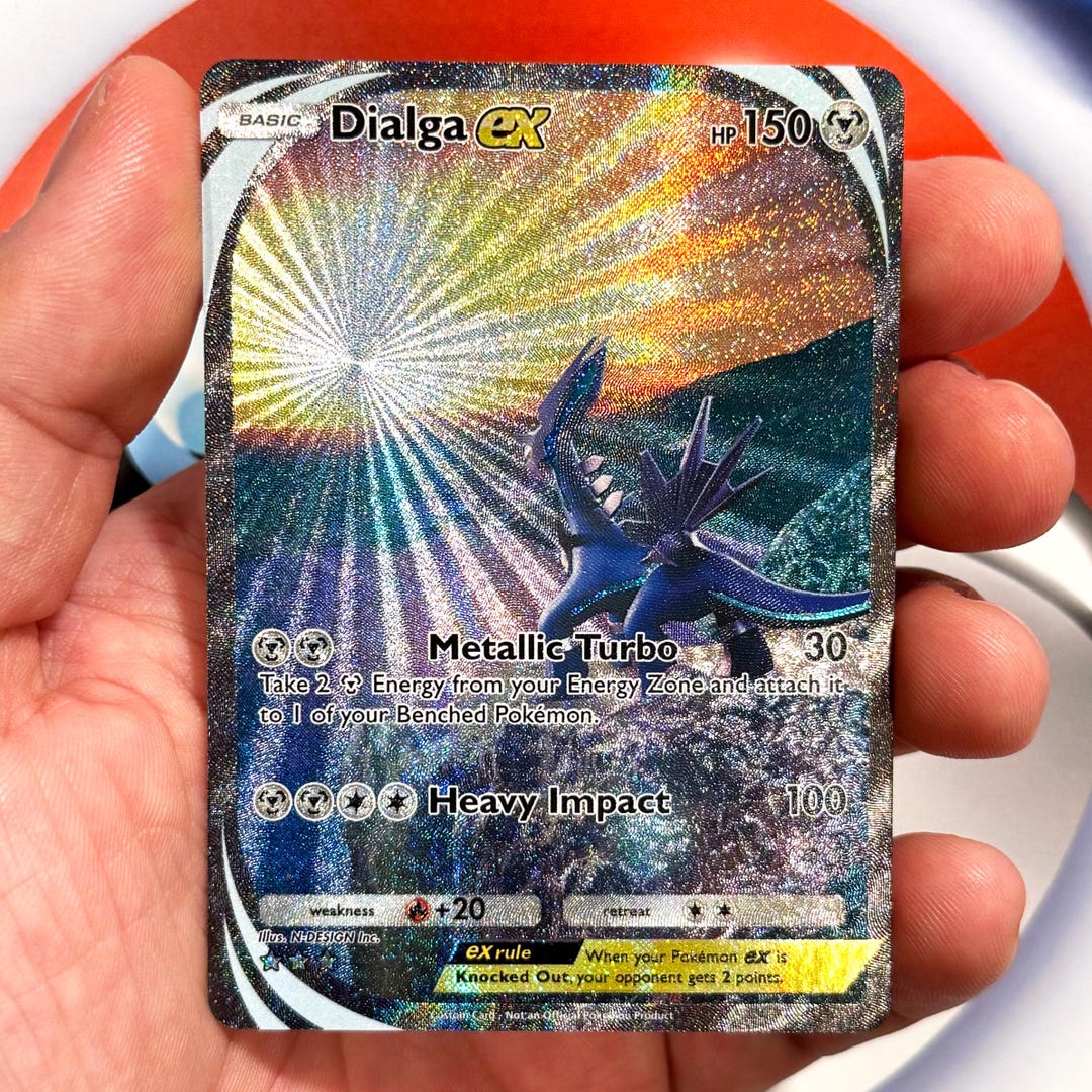 Dialga Ex - Pokémon Pocket - Space-time Smackdown - Etsy