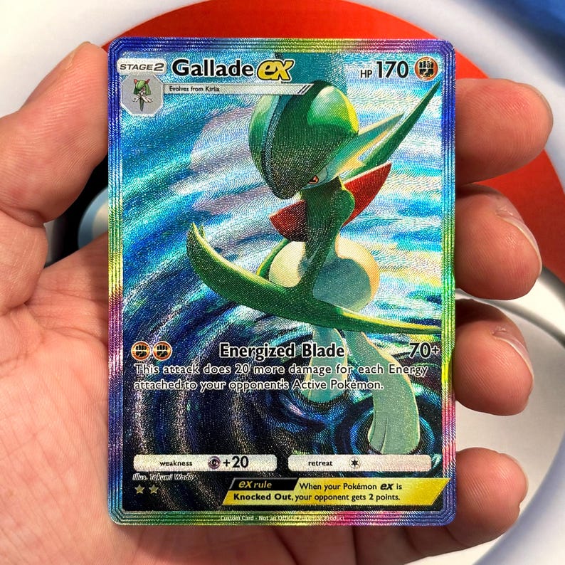 Gallade Ex - Pokémon Pocket - Space-time Smackdown - Etsy