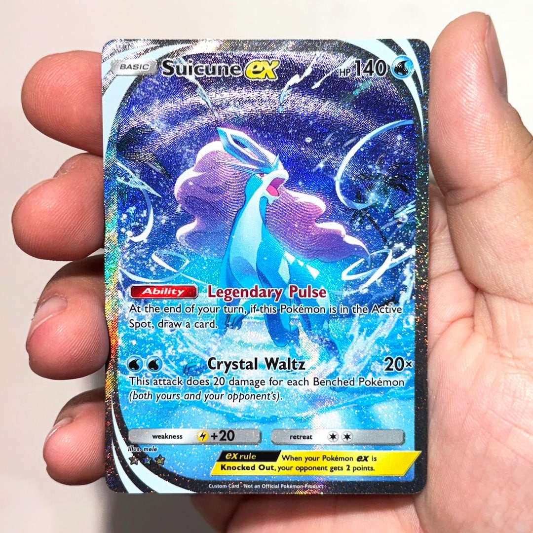 Suicune Ex - Secluded Springs - Pokémon Pocket - Etsy UK