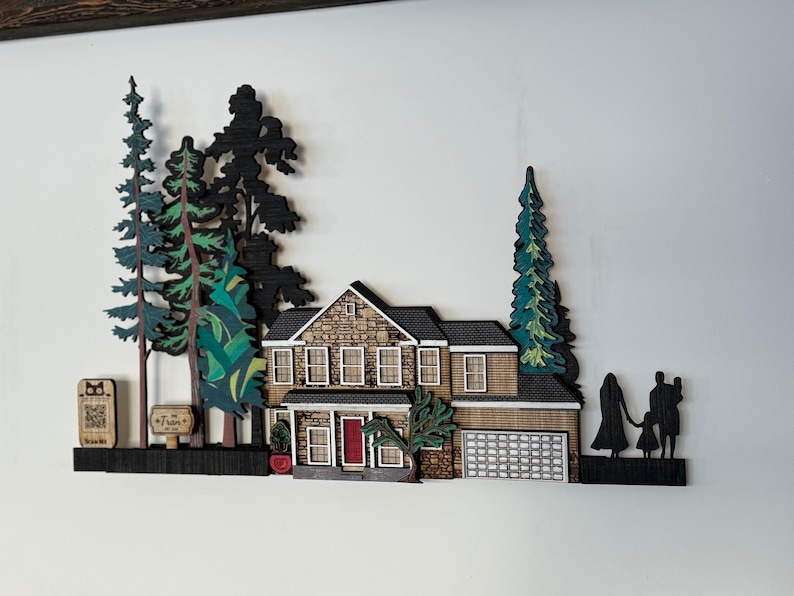 Customized Laser Cut Multilayered House | Realtor Home Closing Gift ...