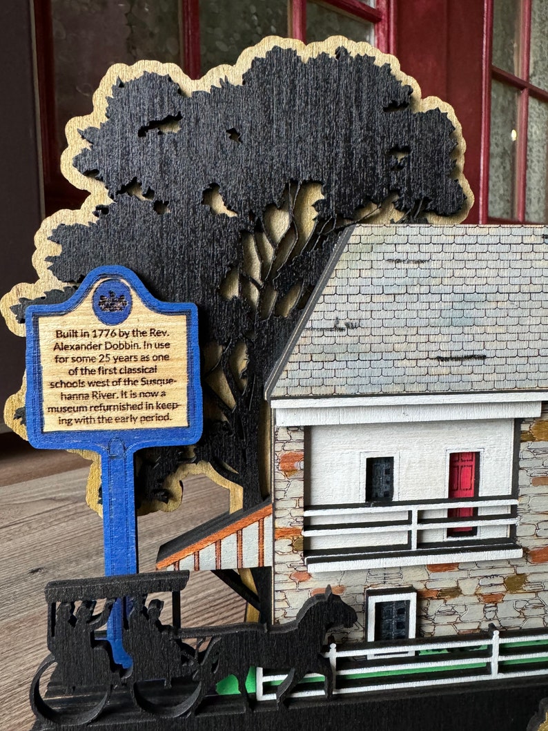 Dobbins House (gettysburg, PA) Adams County 3D Wood Cut Historical Art ...
