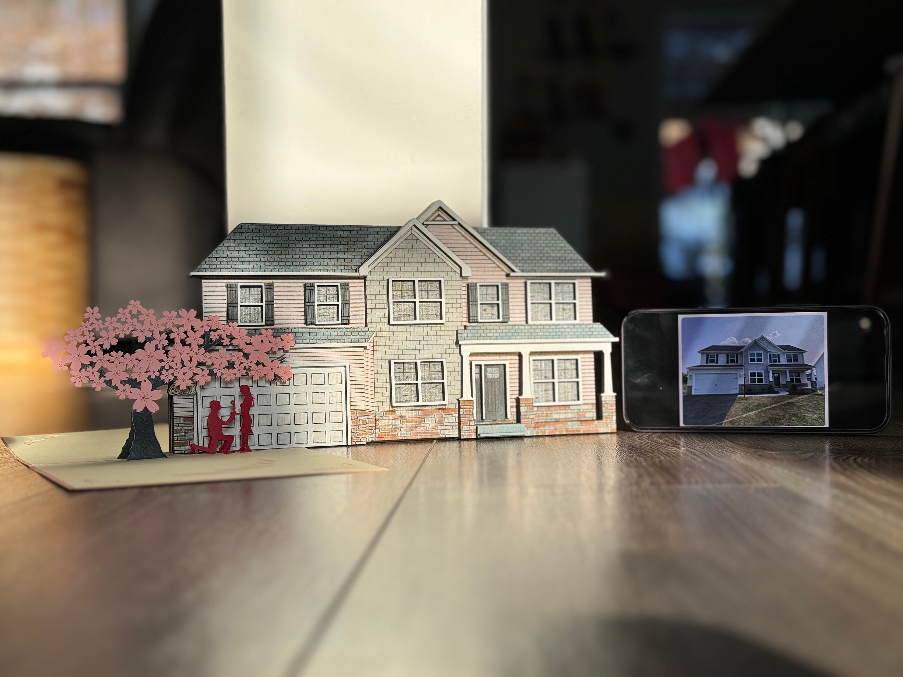 Customized Laser Cut Multilayered House Realtor Home Closing Gift ...