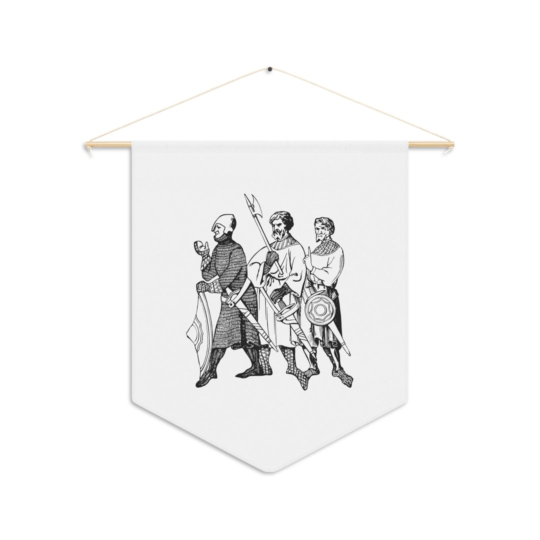 Medieval Soldiers Banner Pennant - Etsy