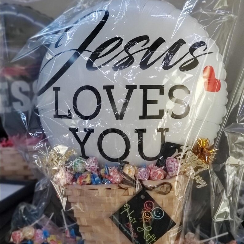 Encouragement Balloon - 'jesus Loves You' Inspirational Gift - Etsy