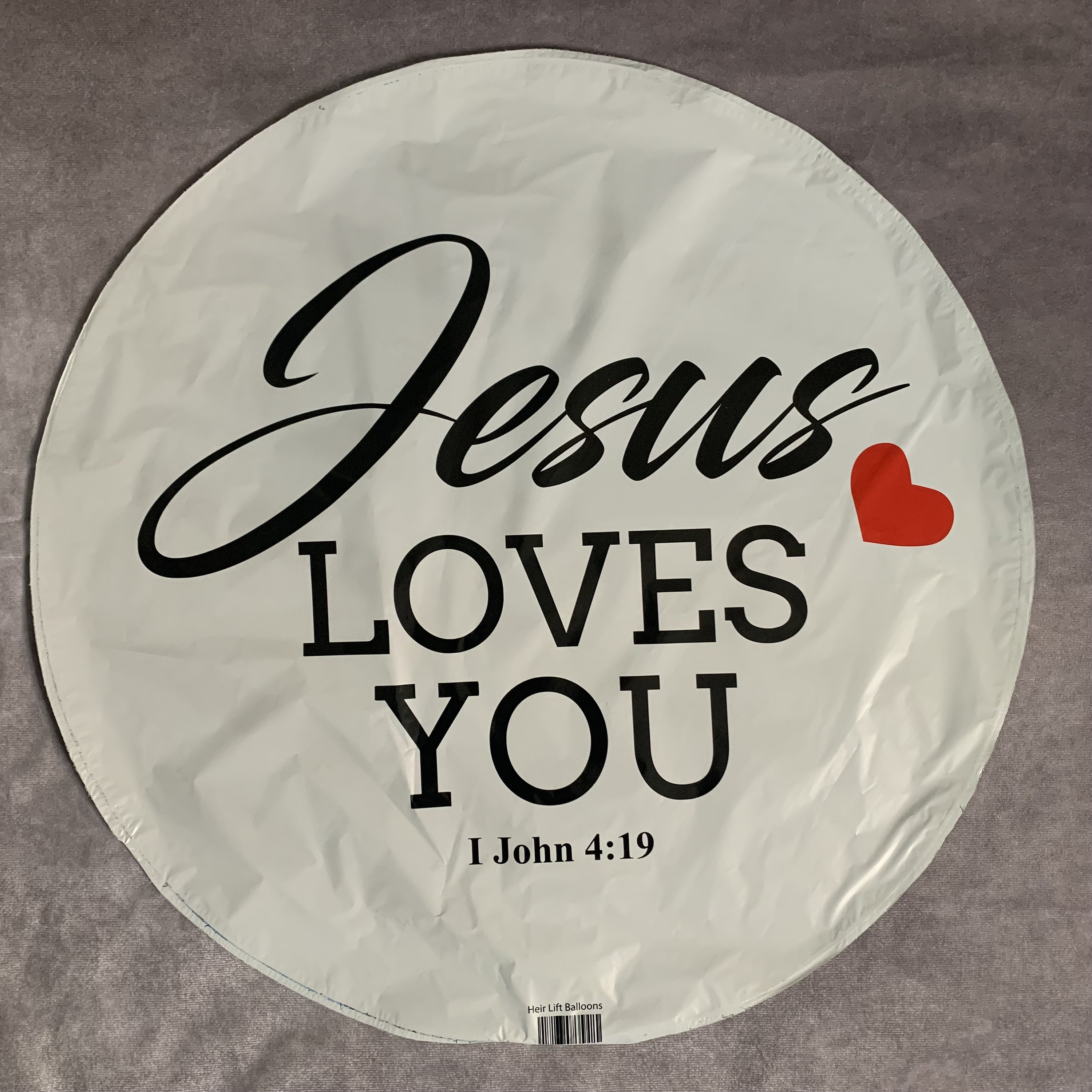 Encouragement Balloon - 'jesus Loves You' Inspirational Gift - Etsy