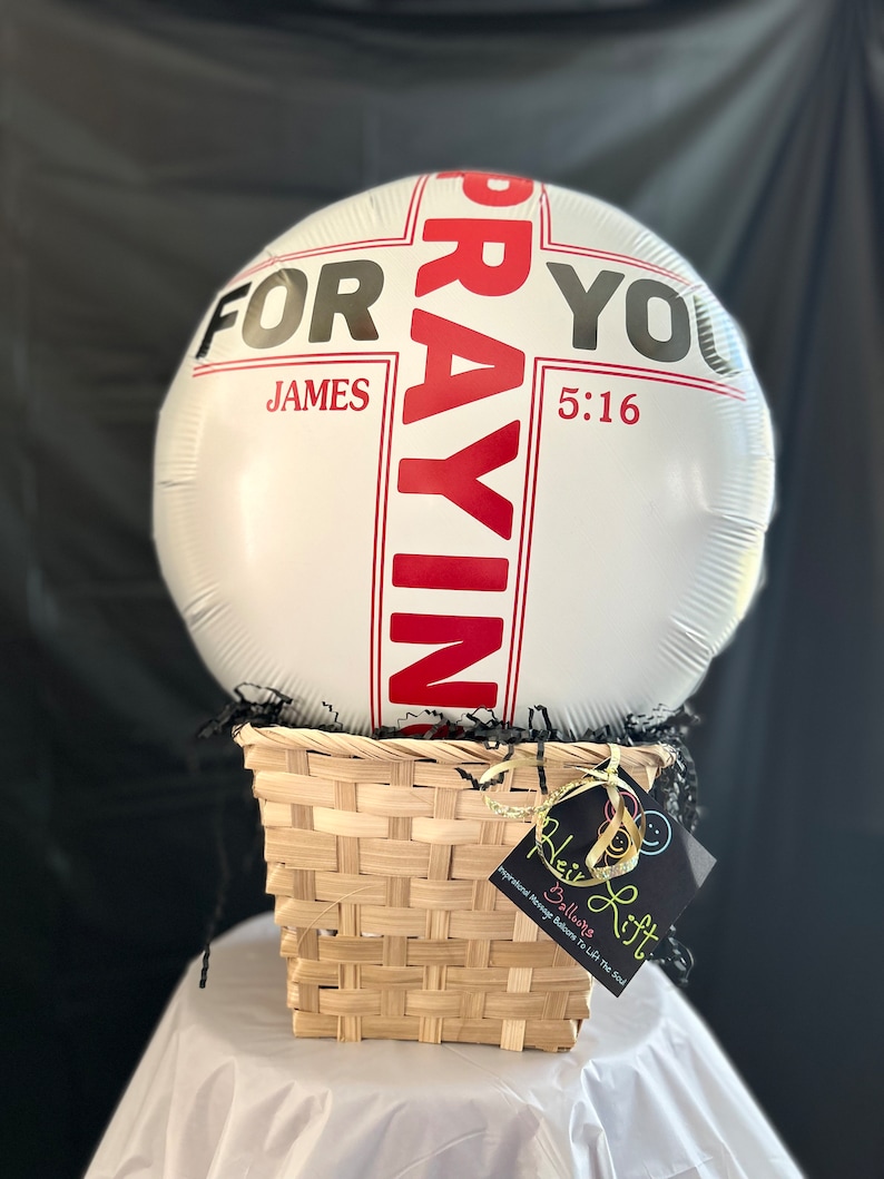 Encouragement Balloon - 'praying for You' Inspirational Gift - Etsy