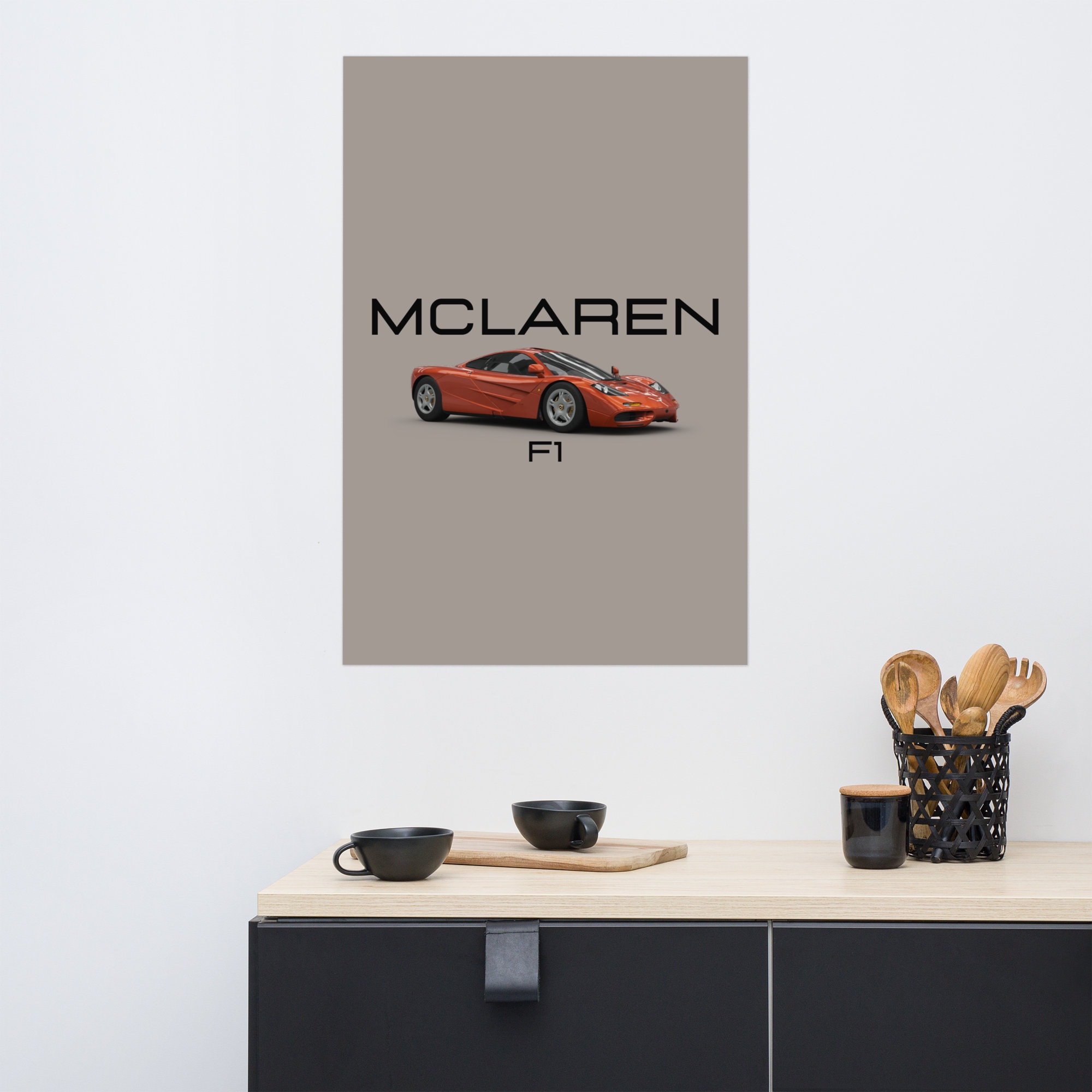 1992 Mclaren F1 Mclaren Poster Super Car Poster Super Car Print Art ...
