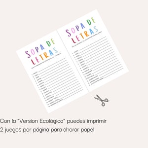 Pascua Sopa De Letras, Juego En Español - Etsy