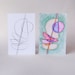 Abstract Shape Color in Postcards | Set of 9 | DIY Postcard Kit | Color ...