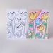 Flowers & Plants Color in Postcards | Set of 9 Postcards | 6 Mini ...