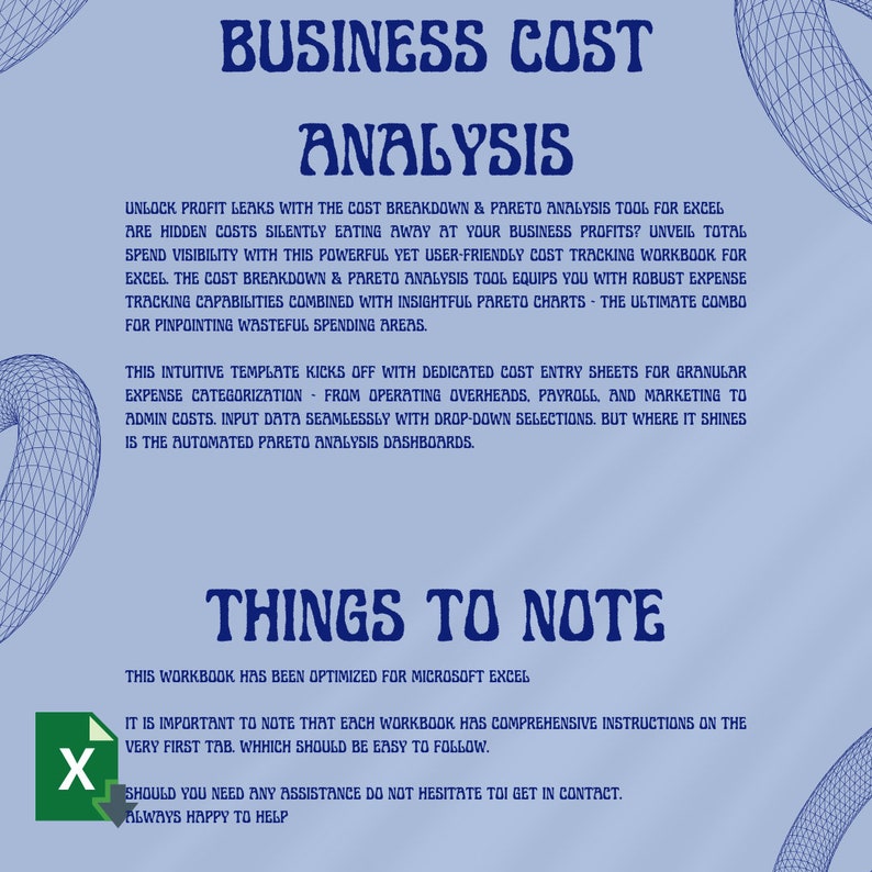 Operating Costs Pareto Chart Product Costs Accounting Excel Expense ...