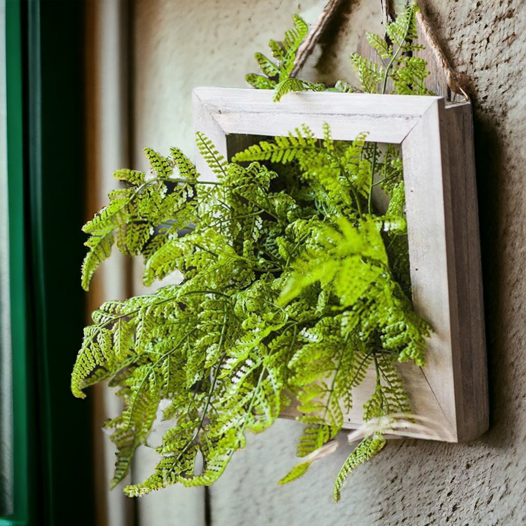 Stunning Rustic 3D Picture Frame Flower Pot Decorations, Wooden Planter ...