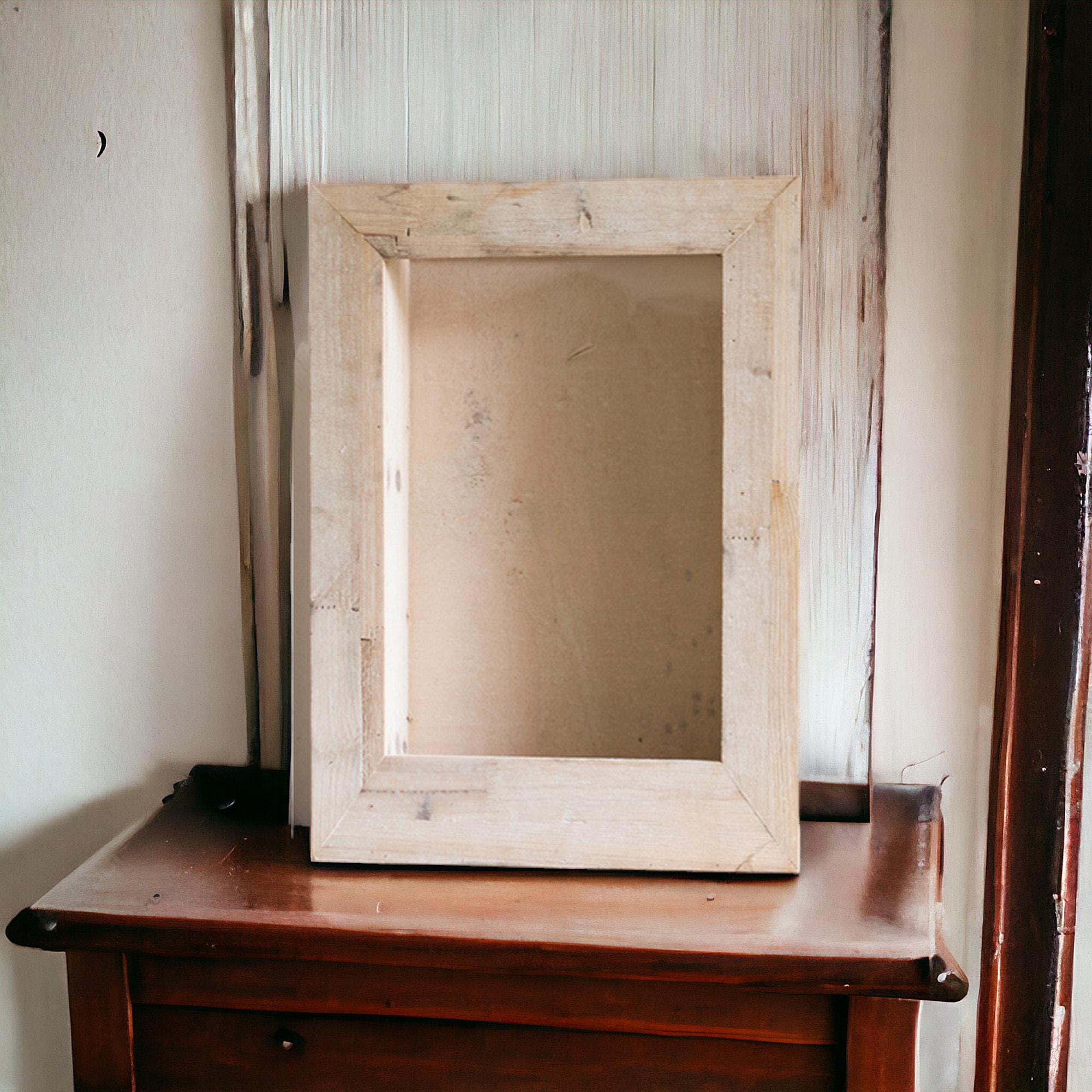 Stunning Rustic 3D Picture Frame Flower Pot Decorations, Wooden Planter ...