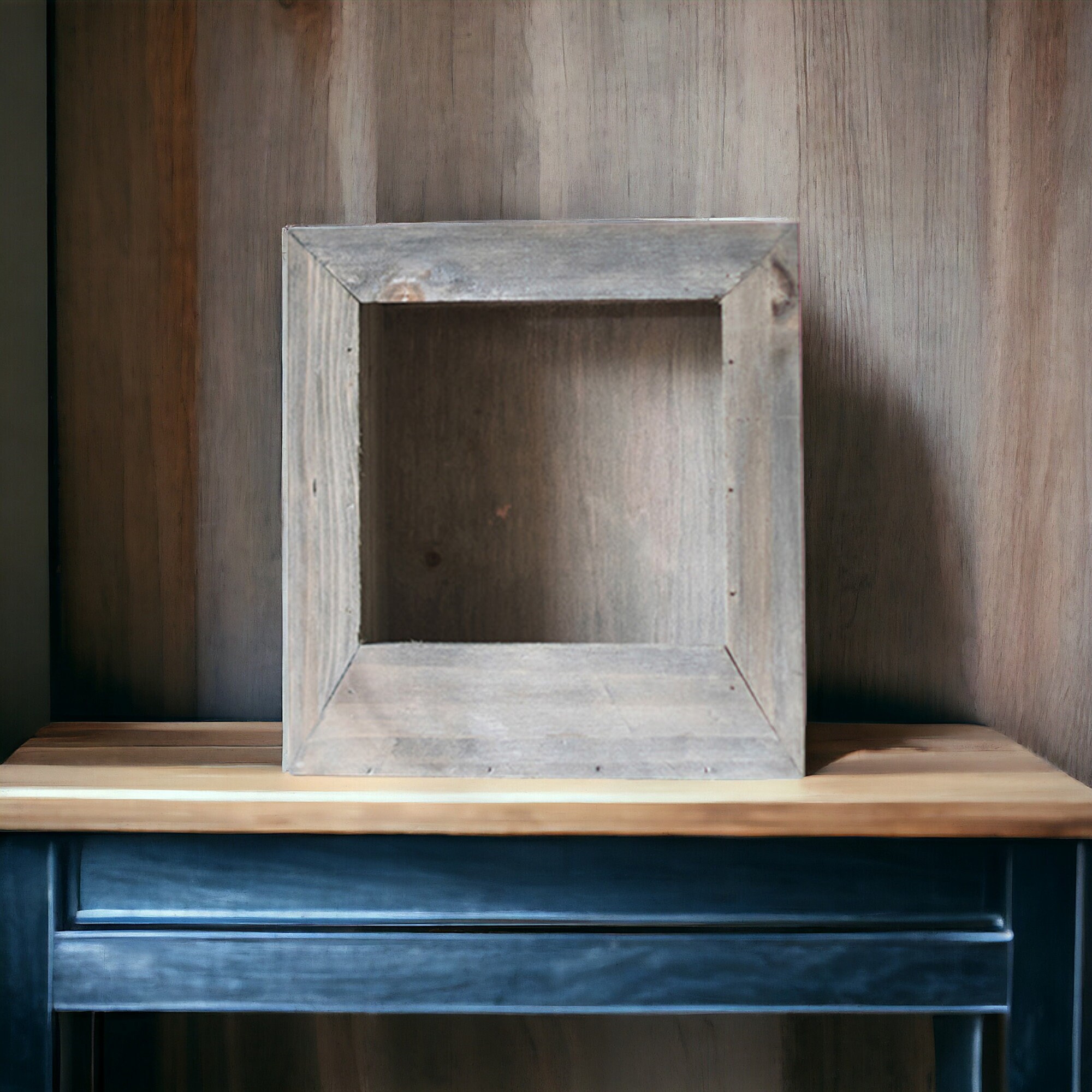 Stunning Rustic 3D Picture Frame Flower Pot Decorations, Wooden Planter ...