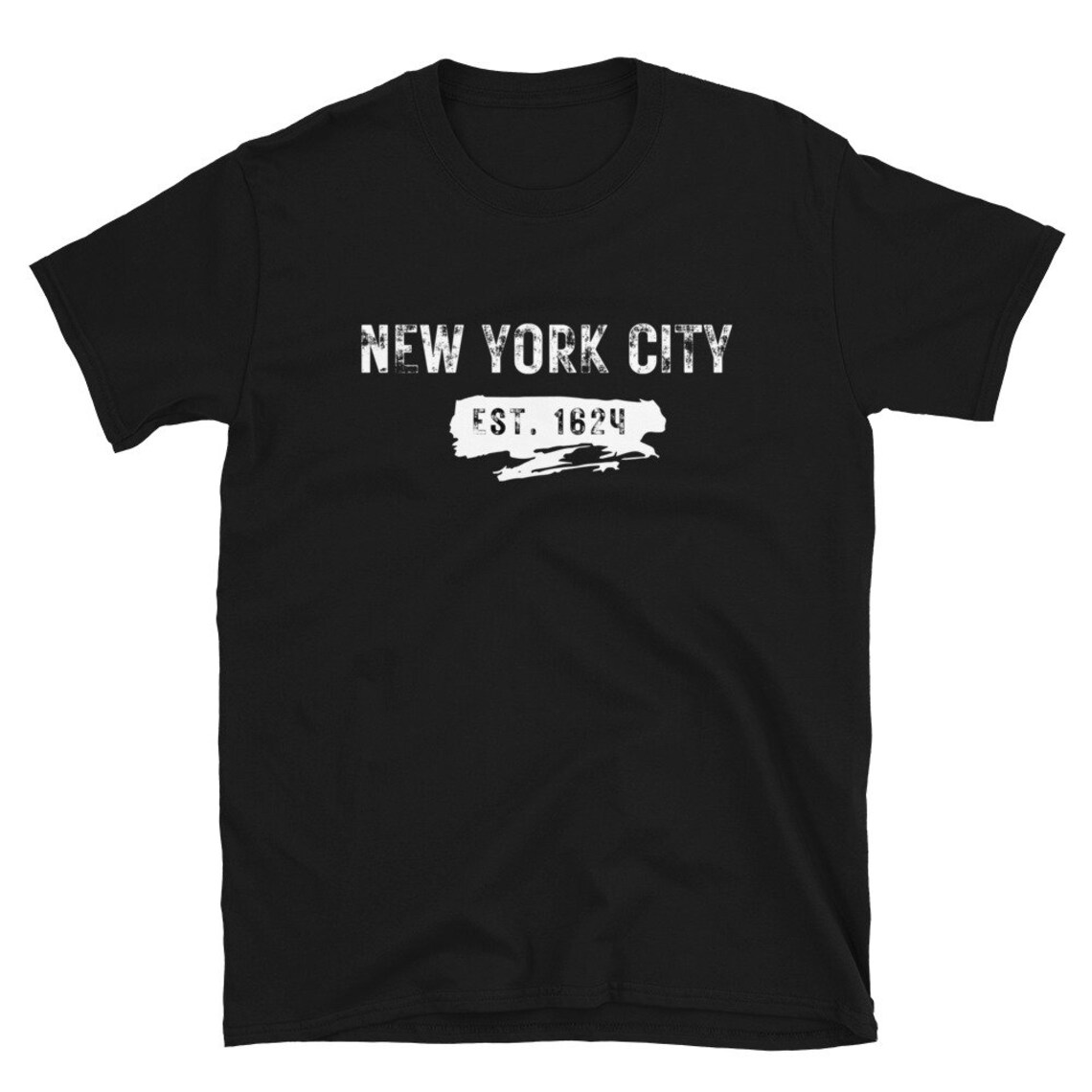 New York City Soft Distressed Font Unisex T-shirt - Etsy
