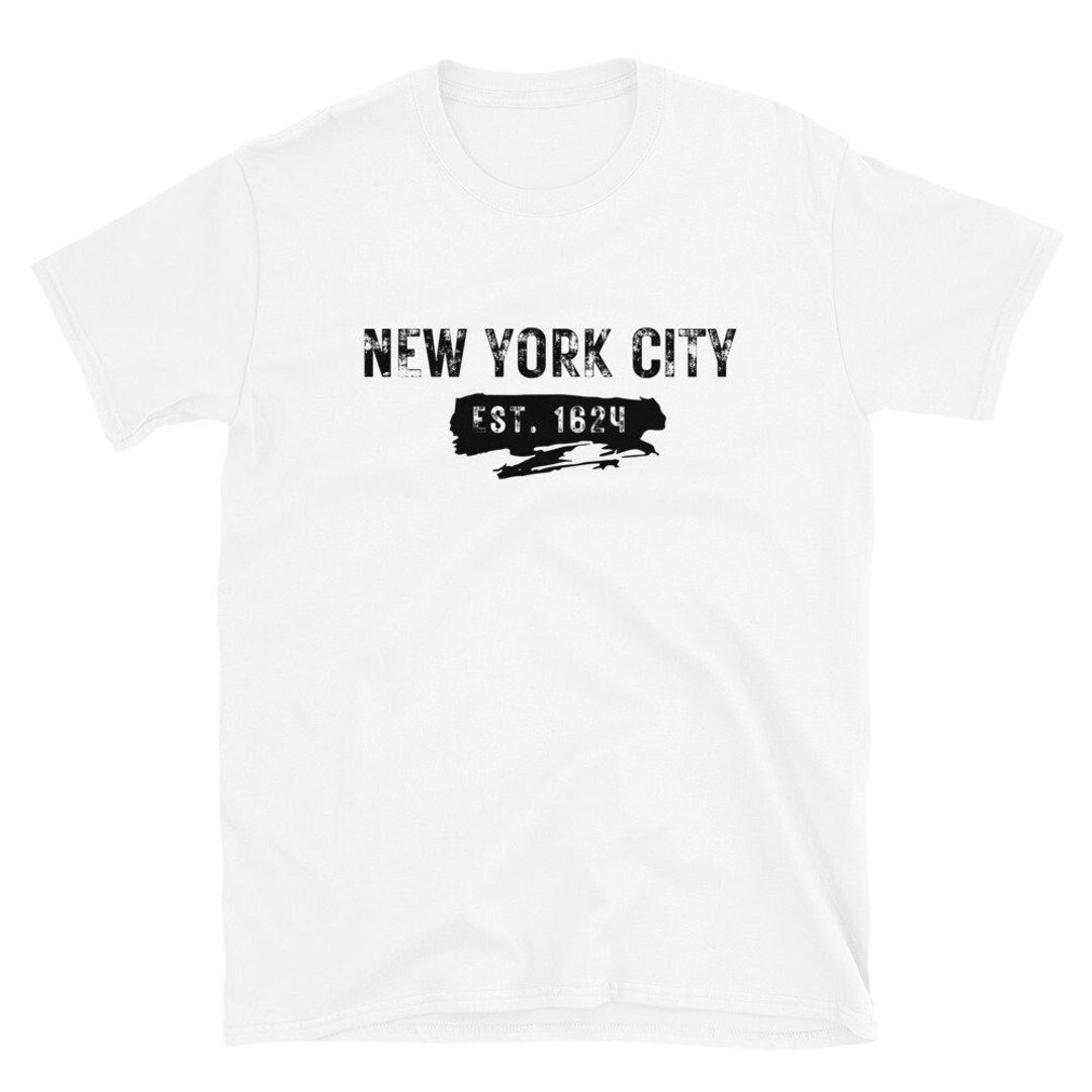 New York City Soft Distressed Font Unisex T-shirt - Etsy