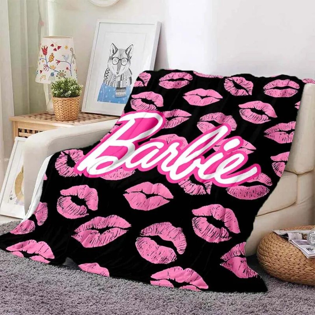 Personalized Barbie Blanket Cartoon 3D Printing Comfortable and Soft ...