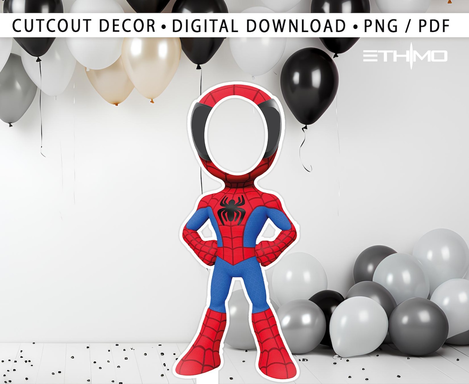Spidey Cutout, Big Decor, Party Decorations, Birthday Prop, Selfie ...