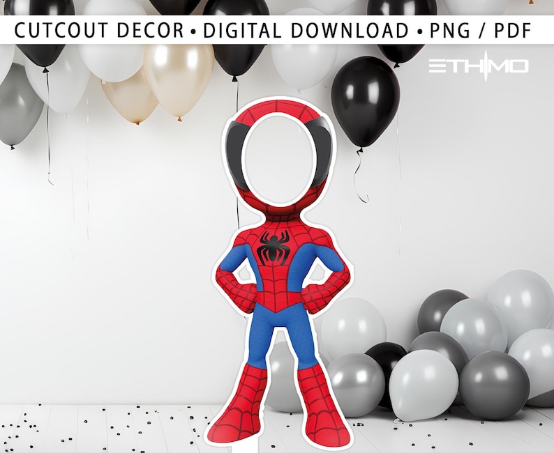 Spidey Cutout, Big Decor, Party Decorations, Birthday Prop, Selfie ...