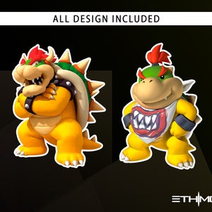 Bowser Cutout - Bowser Backdrops - BIG DECOR , CUOTUT Party Decoration ...