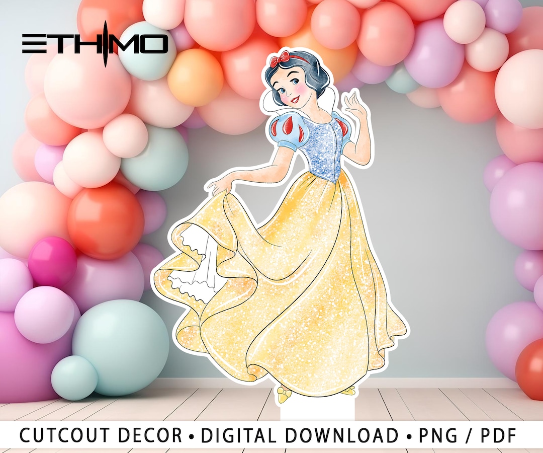 Snow White Cutout, Princess Cutout Decor,party Decoration Theme ...