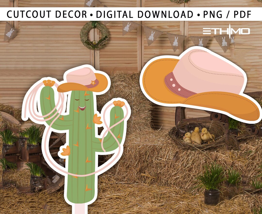 Cowboy Cutout, Big Decor, Party Decorations, Birthday Prop, Yard Sign ...