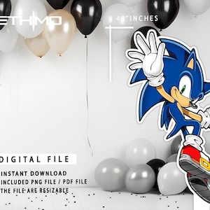 Sonic Character Cardboard Cutouts - Sonic Party Decorations - Take Your ...