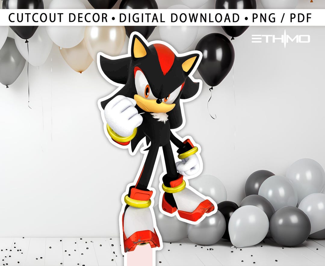 Sonic Character Cardboard Cutouts - Shadow Party Decorations - Take ...