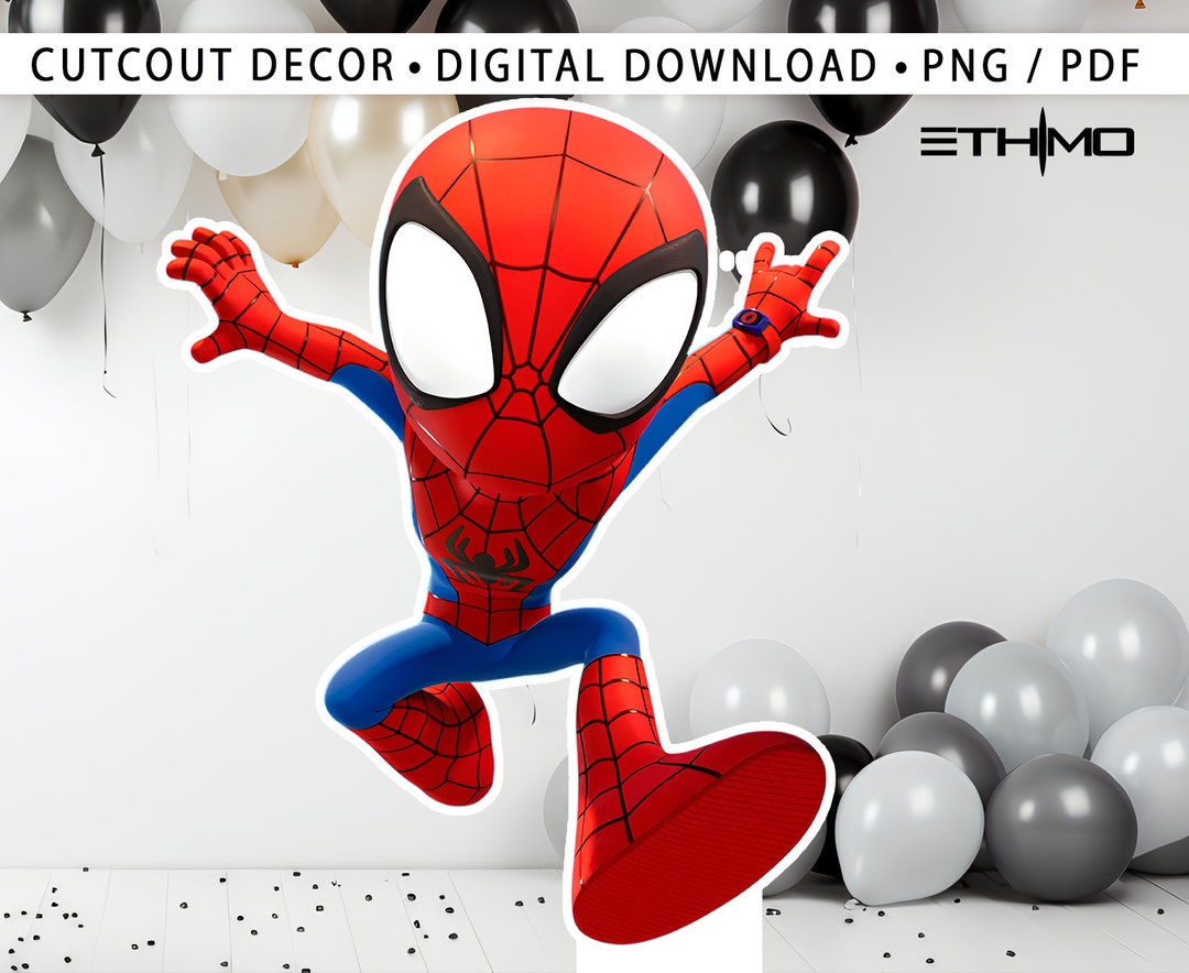 Spidey Cutout, Big Decor, Party Decorations, Birthday Prop, Yard Sign ...