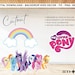 My Little Pony BACKDROP Bundle Template Party Decor Business Backdrop ...