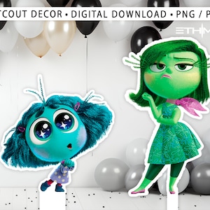 Inside Out Cutout, Big Decor, Party Decorations, Birthday Prop, Yard ...