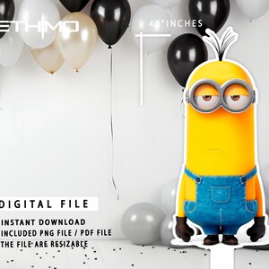 Minions Cutout Bundle, Backdrop Big Decor, Minions Theme Party ...