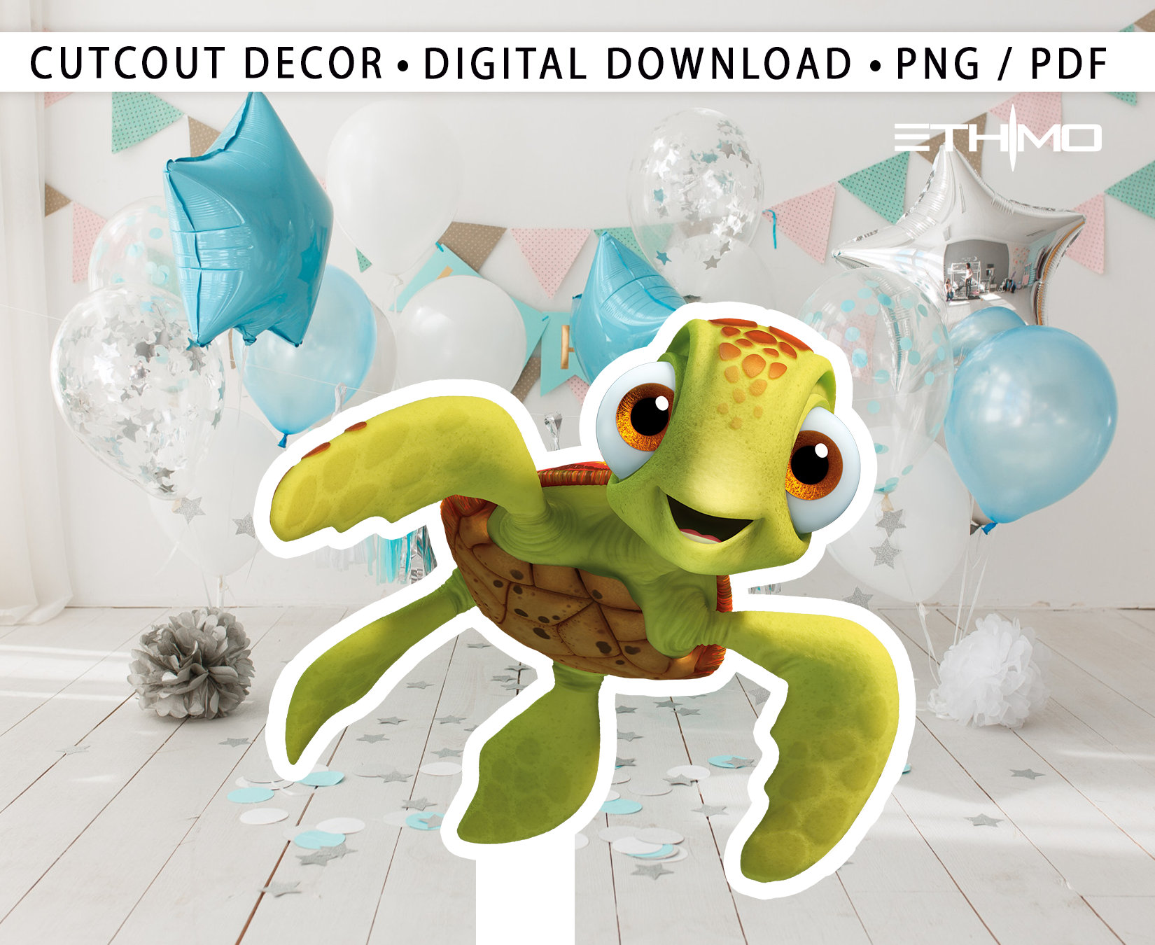 Nemo Dory Cutout, Big Decor, Party Decorations, Birthday Prop, Yard ...