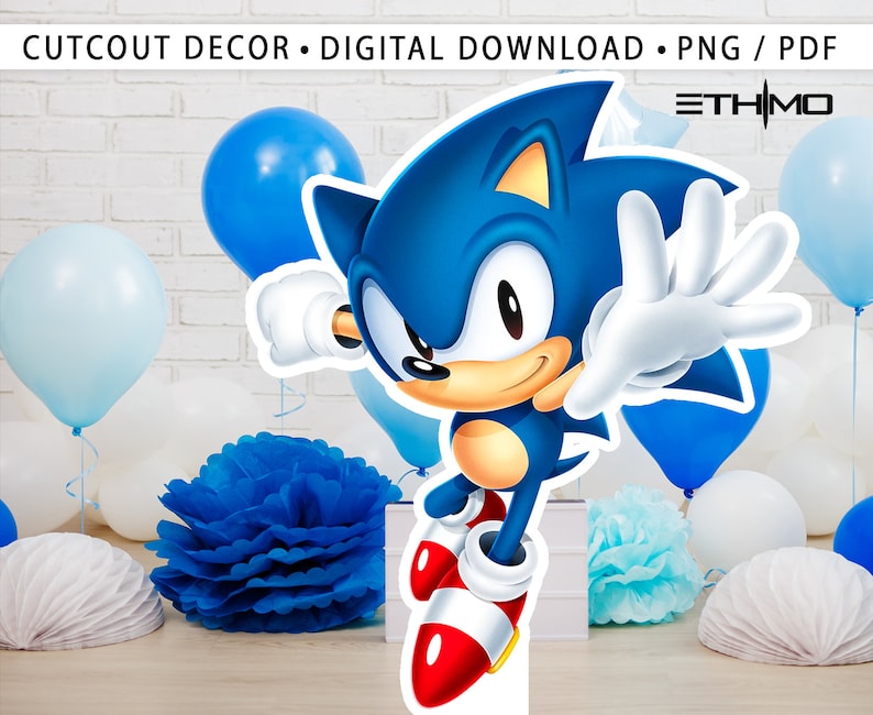 Sonic Character Cardboard Cutouts - Sonic Party Decorations - Take Your ...