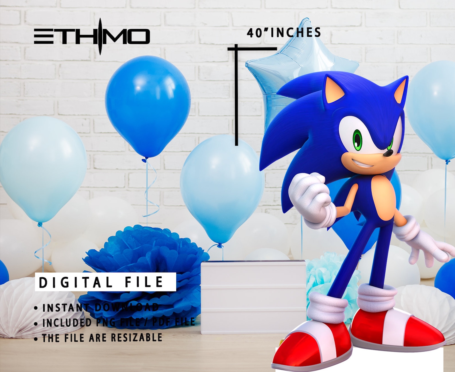 Sonic Character Cardboard Cutouts - Sonic Party Decorations - Take Your ...