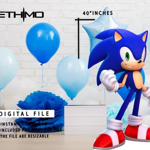 Sonic Character Cardboard Cutouts - Sonic Party Decorations - Take Your ...