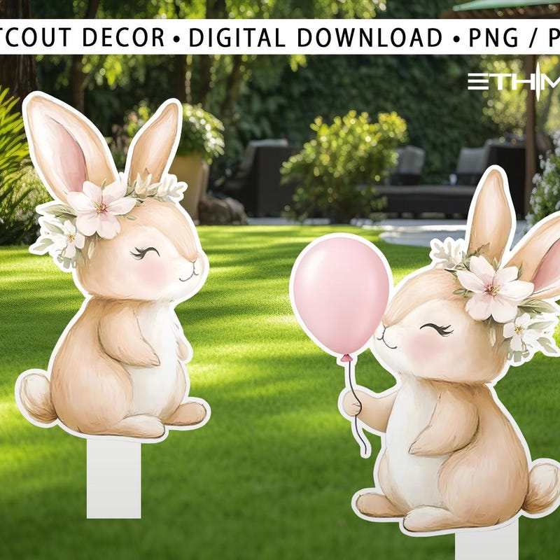 Bunny Face Cutout - Etsy