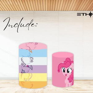 My Little Pony BACKDROP Bundle- Template - Party Decor Business ...