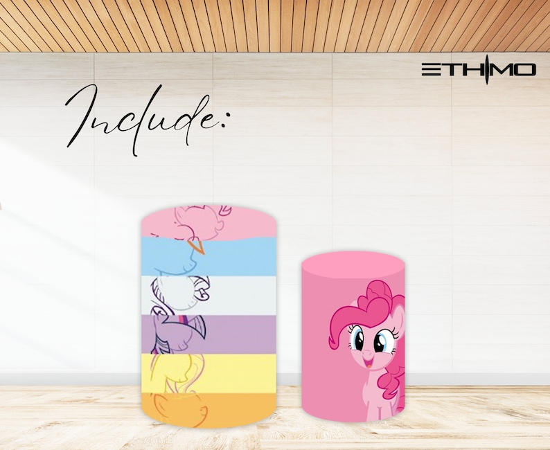 My Little Pony BACKDROP Bundle Template Party Decor Business Backdrop ...